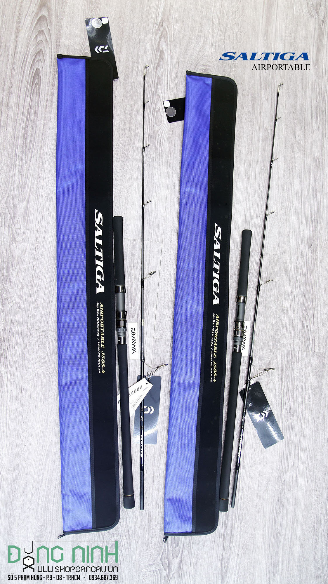 Cần jig Daiwa Saltiga AirportAble - 2023